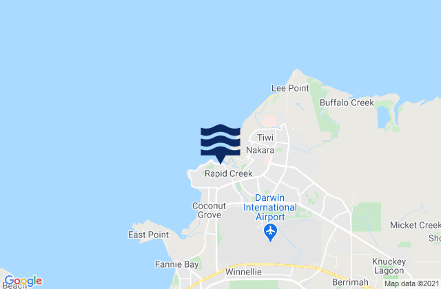 Darwin Tide Times, High & Low Tide Table, Fishing Times | AU