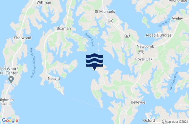 Deep Neck Point Broad Creek, MD Tide Charts, High & Low Tide Table ...