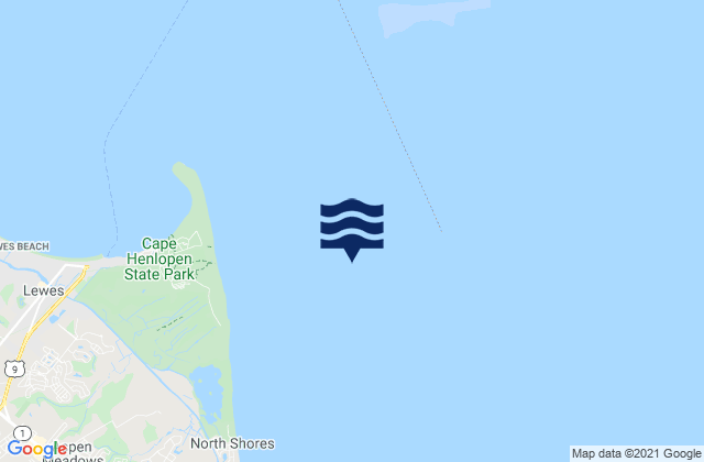 Delaware Bay Entrance, DE Tide Charts, High & Low Tide Table, Fishing ...