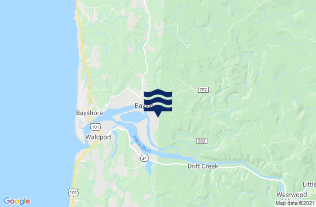 Drift Creek Alsea River, OR Tide Charts, High & Low Tide Table, Fishing ...