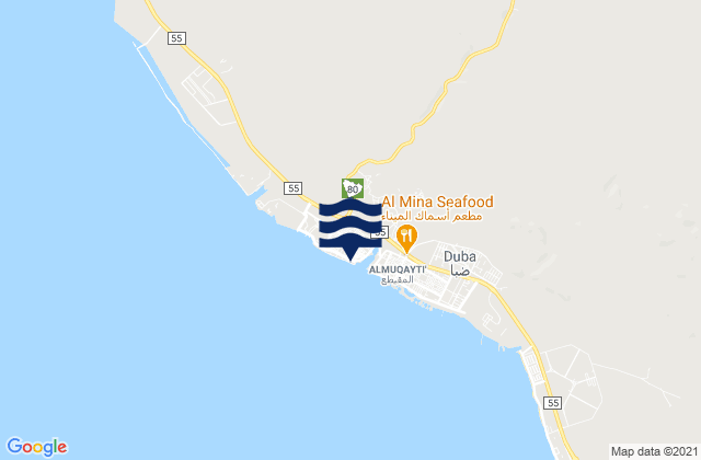 Duba Tide Times, High & Low Tide Table, Fishing Times | SA