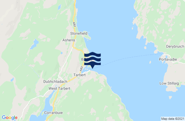 East Loch Tarbert Tide Times, High & Low Tide Table, Fishing Times | GB