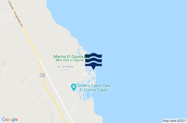 El Gouna Tide Times, High & Low Tide Table, Fishing Times | EG
