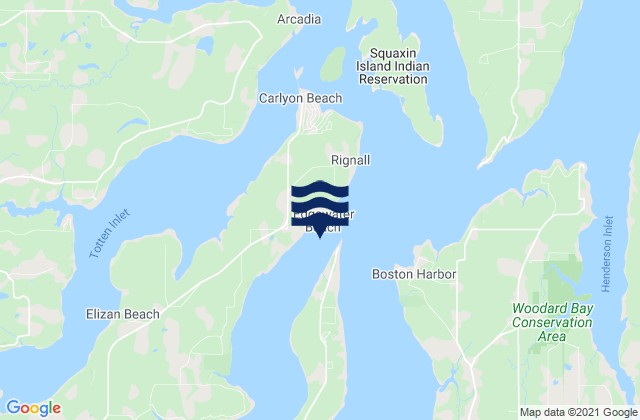 Eld Inlet entrance, WA Tide Charts, High & Low Tide Table, Fishing ...