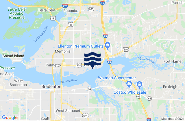 Ellenton, FL Tide Charts, High & Low Tide Table, Fishing Times | US