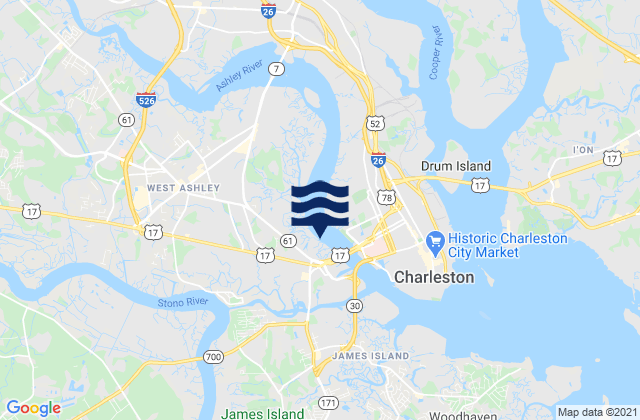 Elliott Cut west end, SC Tide Charts, High & Low Tide Table, Fishing ...