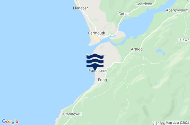 Fairbourne Beach Tide Times, High & Low Tide Table, Fishing Times | GB
