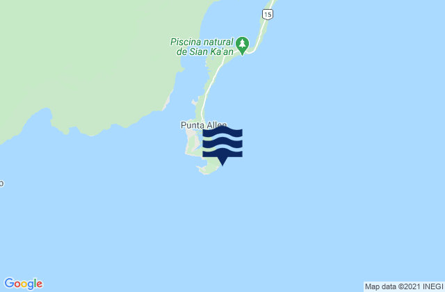 Faro Punta Allen Tide Times, High & Low Tide Table, Fishing Times | MX