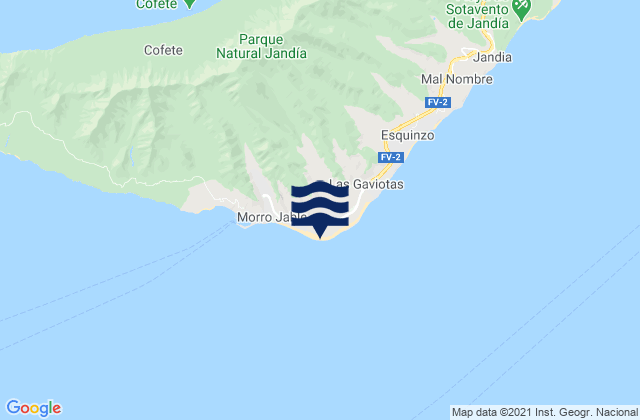 Faro de Morro Jable Tide Times, High & Low Tide Table, Fishing Times | ES