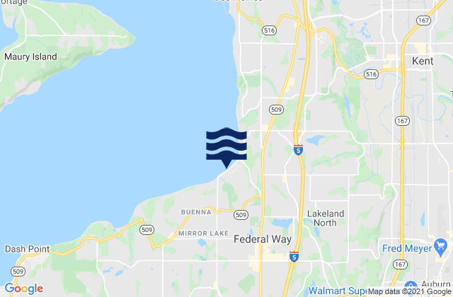 Federal Way, WA Tide Charts, High & Low Tide Table, Fishing Times | US