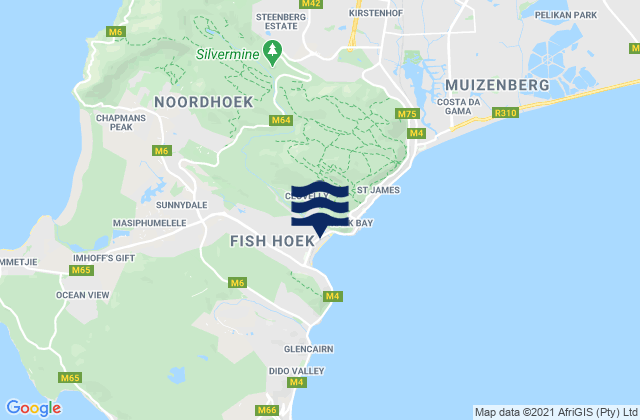 Fish Hoek Tide Times, High & Low Tide Table, Fishing Times | ZA
