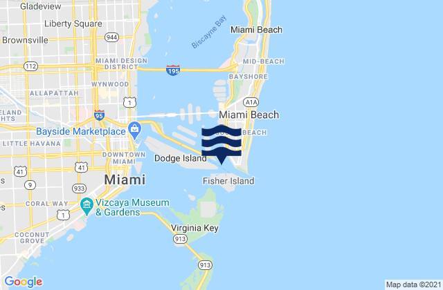 Fisher Island Turning Basin, FL Tide Charts, High & Low Tide Table ...