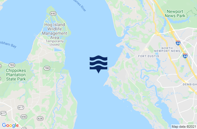 Fort Eustis Area Map