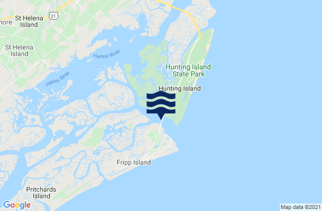 Fripp Inlet Bridge, SC Tide Charts, High & Low Tide Table, Fishing ...
