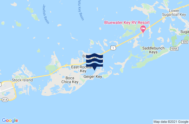 Geiger Key inside, FL Tide Charts, High & Low Tide Table, Fishing Times ...