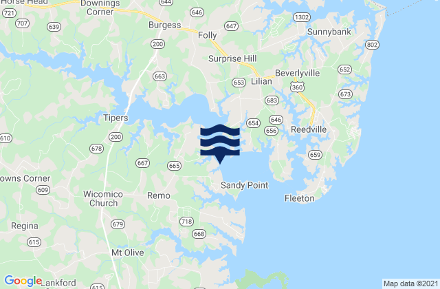 Glebe Point (Great Wicomico River), VA Tide Charts, High & Low Tide ...