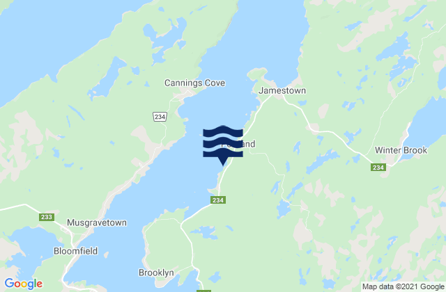 Goose Bay Tide Times, High & Low Tide Table, Fishing Times | CA