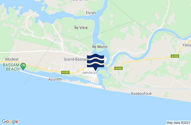 Grand-Bassam Tide Times, High & Low Tide Table, Fishing Times | CI