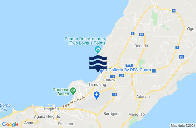 Guam Tide Times, High & Low Tide Table, Fishing Times