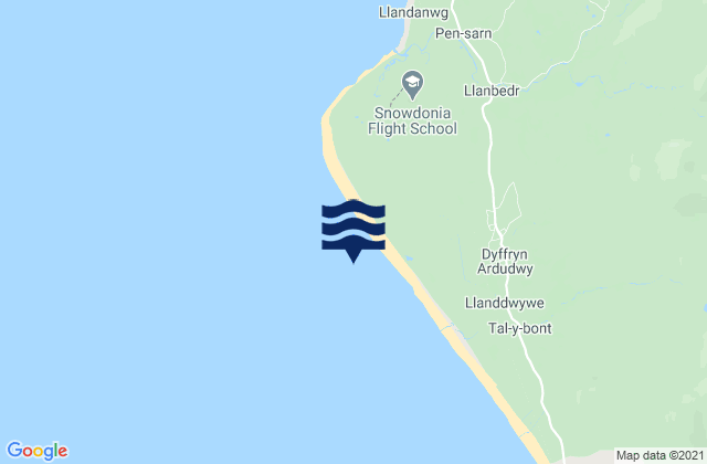 Harlech to Barmouth Tide Times, High & Low Tide Table, Fishing Times | GB
