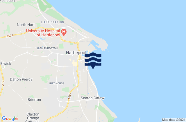 Hartlepool Bay Beach Tide Times, High & Low Tide Table, Fishing Times | GB