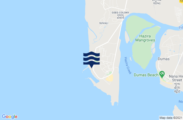 Hazira Port Tide Times, High & Low Tide Table, Fishing Times | IN