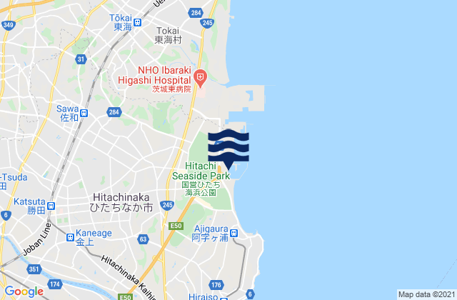 Hitachinaka-shi Tide Times, High & Low Tide Table, Fishing Times | JP