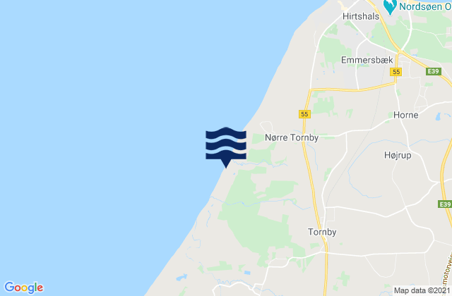 Hjorring Tide Times, High & Low Tide Table, Fishing Times | DK