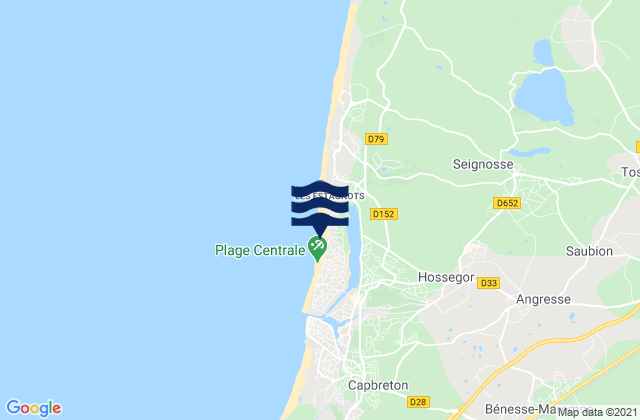 Hossegor - La Graviere Tide Times, High & Low Tide Table, Fishing Times ...