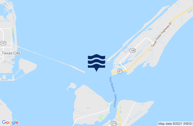 Houston Channel W of Port Bolivar, TX Tide Charts, High & Low Tide ...