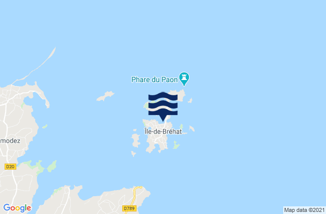 Ile de Brehat Tide Times, High & Low Tide Table, Fishing Times | FR