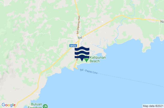 Ipil Tide Times, High & Low Tide Table, Fishing Times | PH