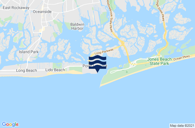 Jones Inlet (Point Lookout), NY Tide Charts, High & Low Tide Table ...