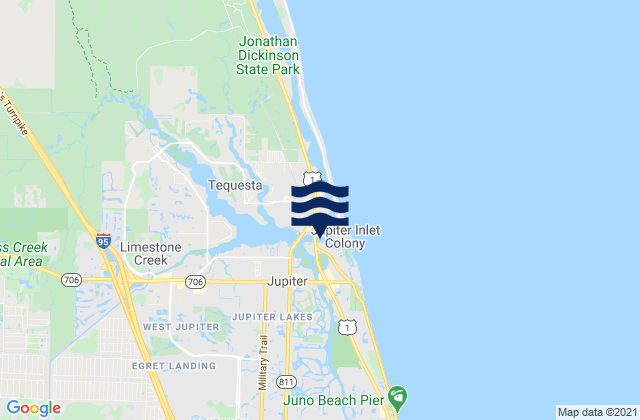 Jupiter Inlet North Jetty, FL Tide Charts, High & Low Tide Table ...