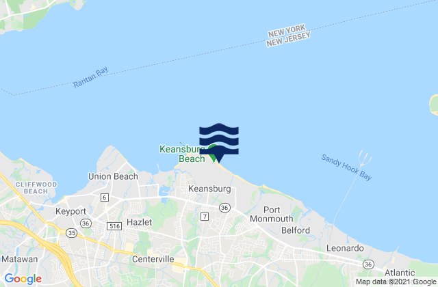 Keansburg, NJ Tide Charts, High & Low Tide Table, Fishing Times | US