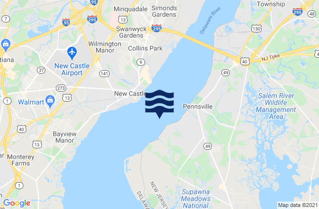 Kelly Point 0.2 mile northwest of, NJ Tide Charts, High & Low Tide ...