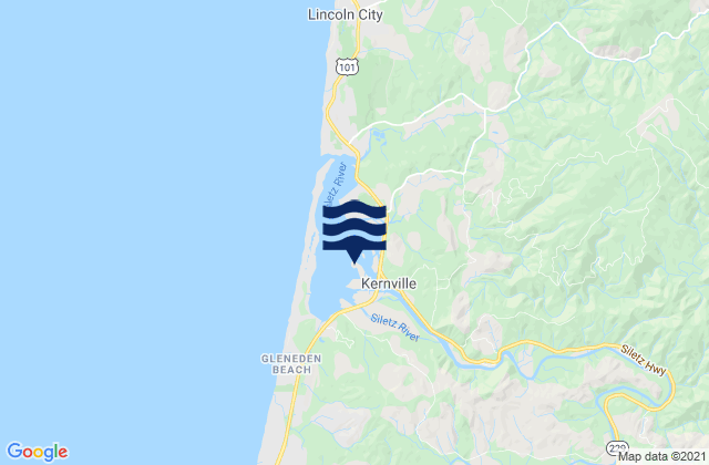 Kernville (Siletz River), OR Tide Charts, High & Low Tide Table ...