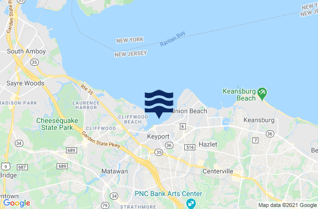 Keyport, NJ Tide Charts, High & Low Tide Table, Fishing Times | US