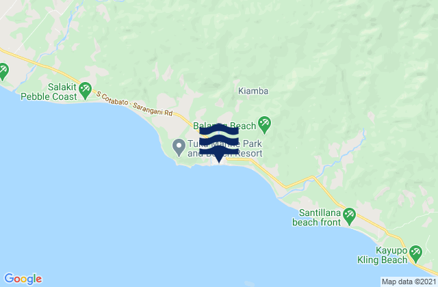 Kiamba Tide Times, High & Low Tide Table, Fishing Times | PH