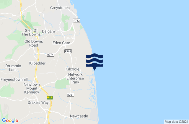 Kilcoole Tide Times, High & Low Tide Table, Fishing Times | IE