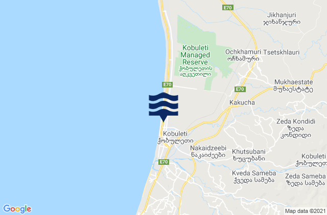 Kobuleti Tide Times, High & Low Tide Table, Fishing Times | GE