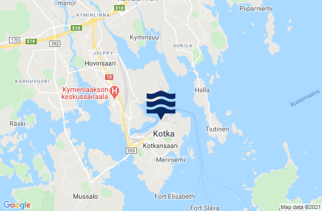 Kotka Tide Times, High & Low Tide Table, Fishing Times | FI