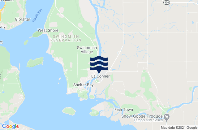 La Conner Swinomish Channel, WA Tide Charts, High & Low Tide Table ...