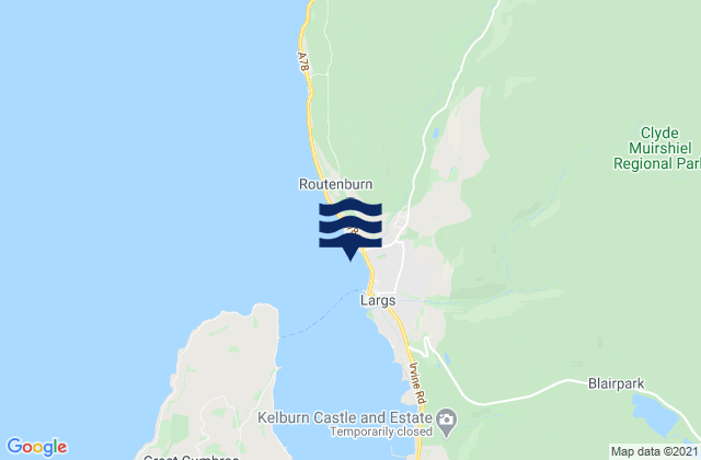 Largs Bay Tide Times, High & Low Tide Table, Fishing Times | GB
