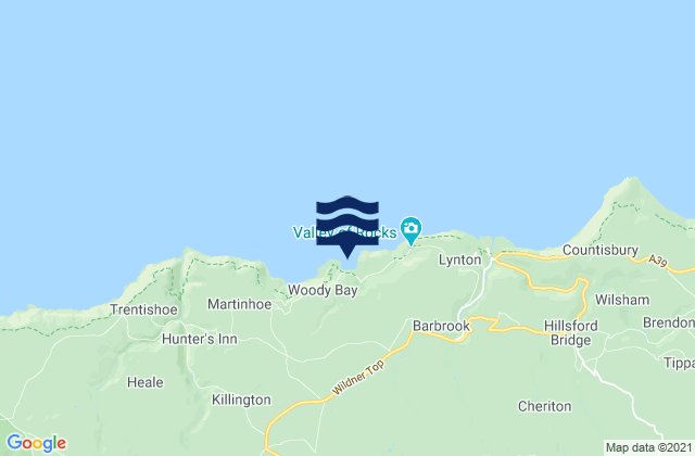 Lee Bay Tide Times, High & Low Tide Table, Fishing Times | GB
