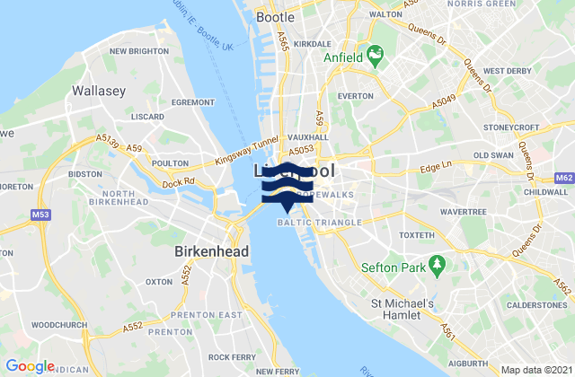 Liverpool Tide Times, High & Low Tide Table, Fishing Times | GB