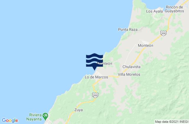 Lo de Marcos Tide Times, High & Low Tide Table, Fishing Times | MX