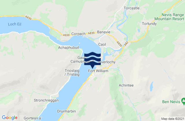 Loch Linnhe Beach Tide Times, High & Low Tide Table, Fishing Times | GB