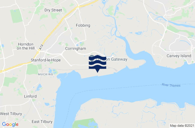 London Gateway Port Tide Times, High & Low Tide Table, Fishing Times | GB