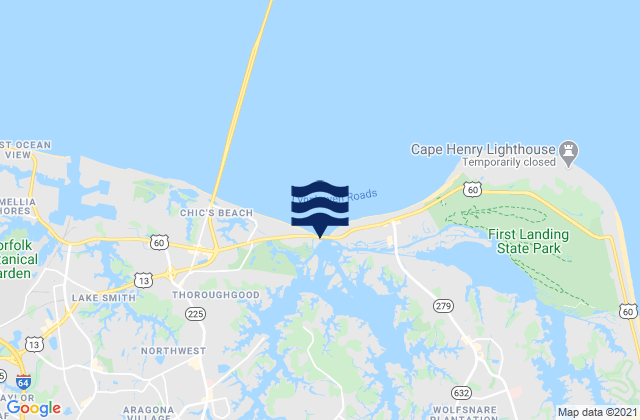 Lynnhaven Inlet bridge, VA Tide Charts, High & Low Tide Table, Fishing ...